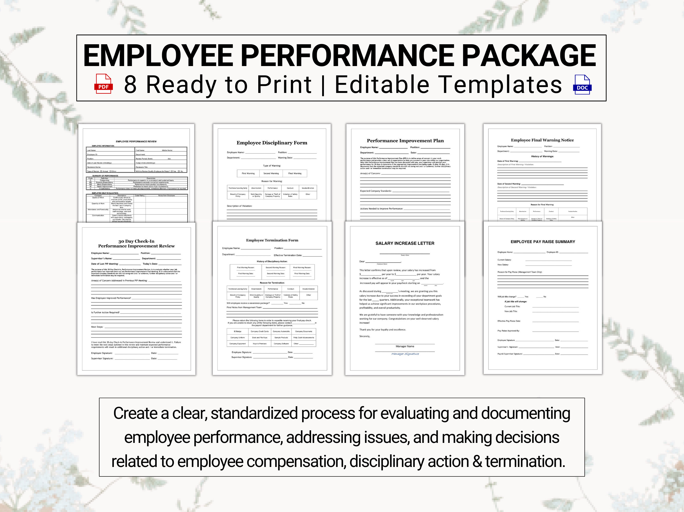 Employee Coaching Collection | Covers: Employee Performances ...