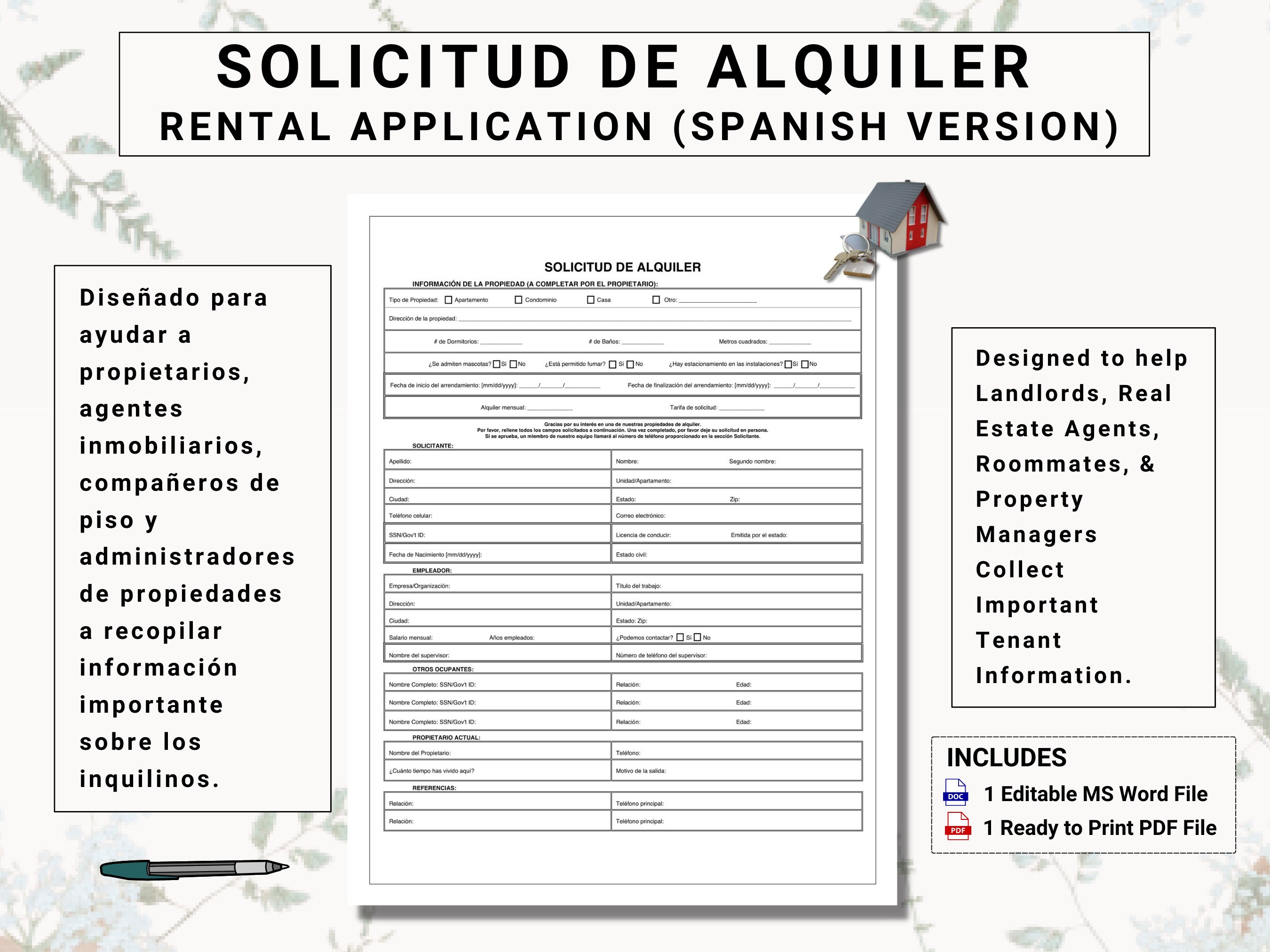 Rental Lease Application For Spanish Speaking Tenants Break Through Rental Lease Application For Spanish Speaking Tenants Break Through