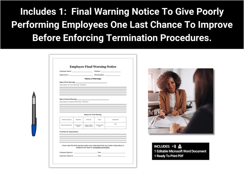 Employee Write up Collection | Train Poorly Performing Employees on ...