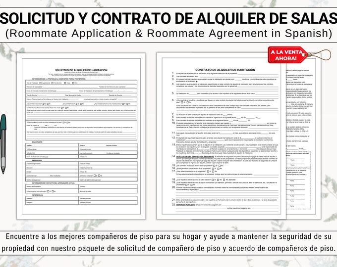 Application for Employment - Bilingual English/spanish - Etsy