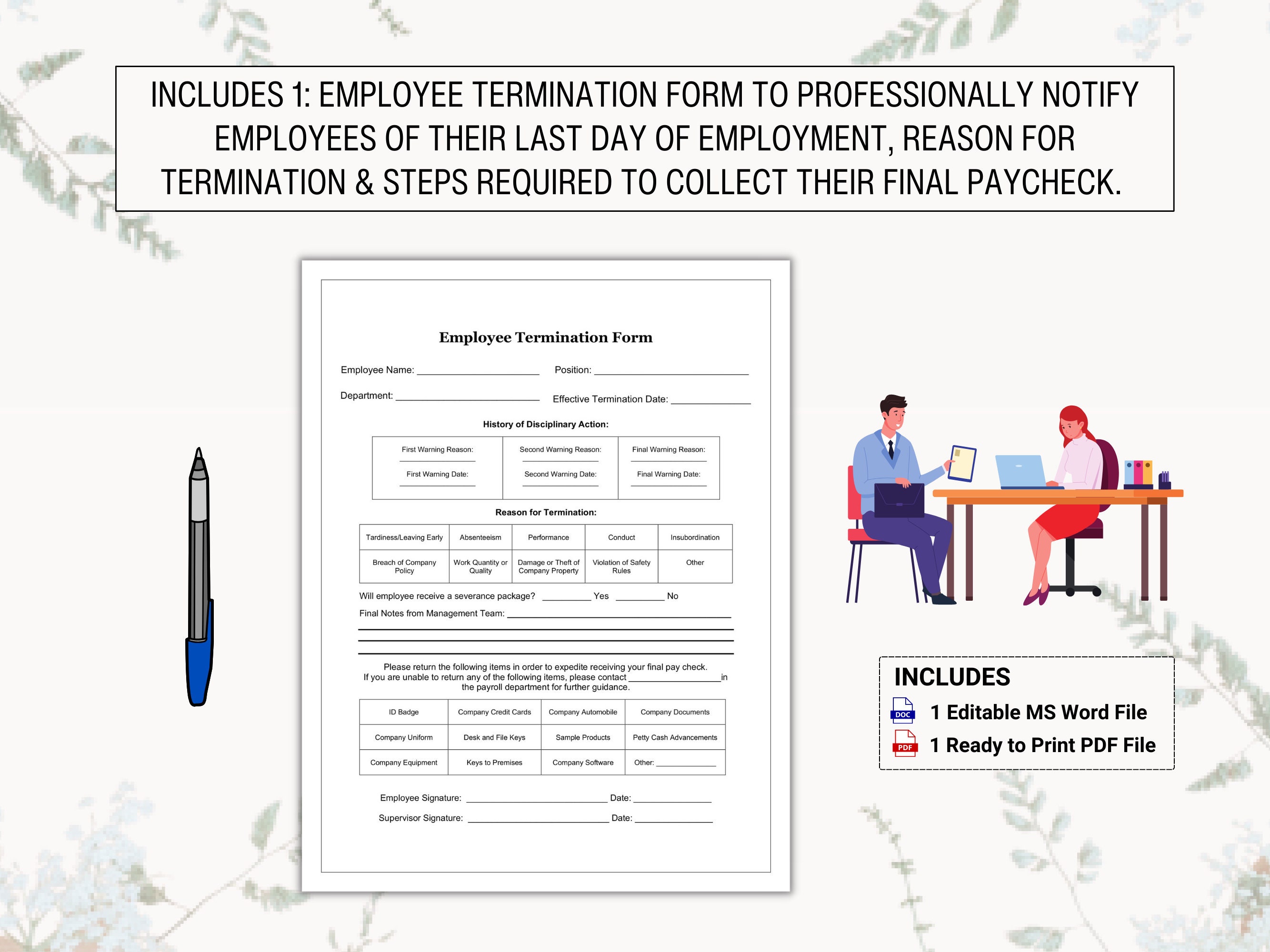 Employee Write up Collection | Train Poorly Performing Employees on ...