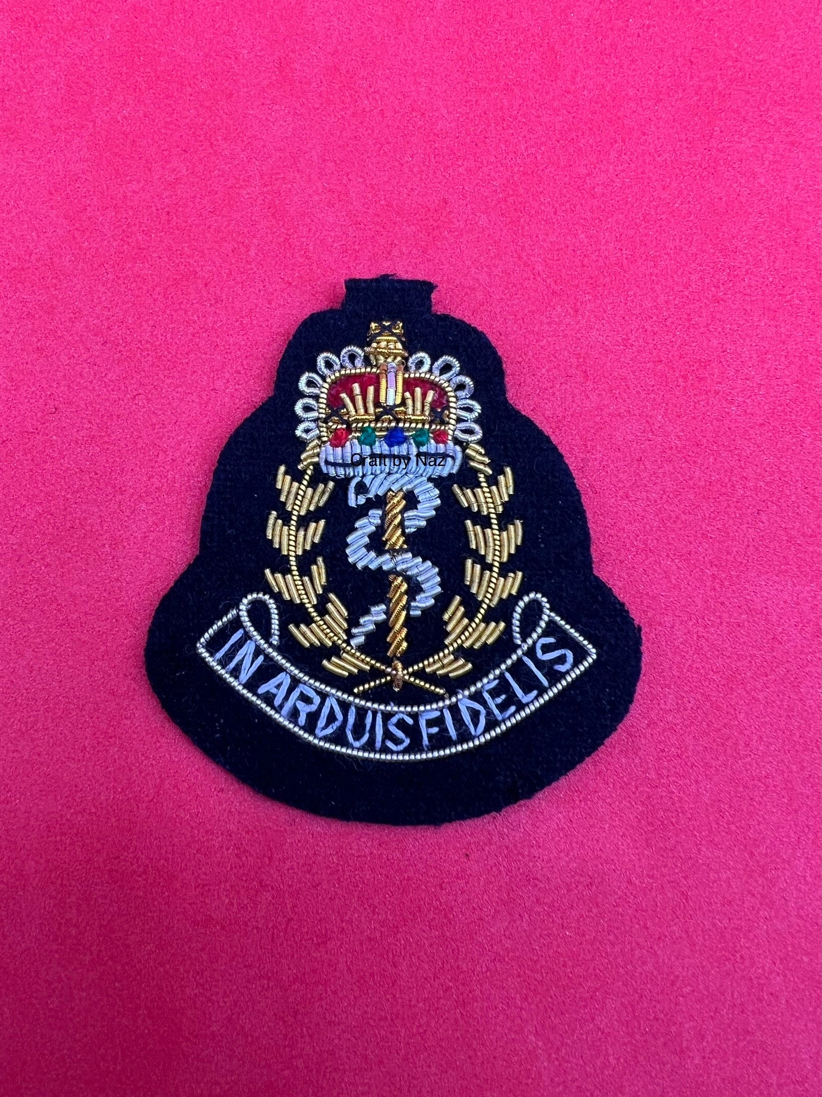 RAMC Beret Cap Badge RAMC Bullion and Wire Cap Badge Available in Kings ...