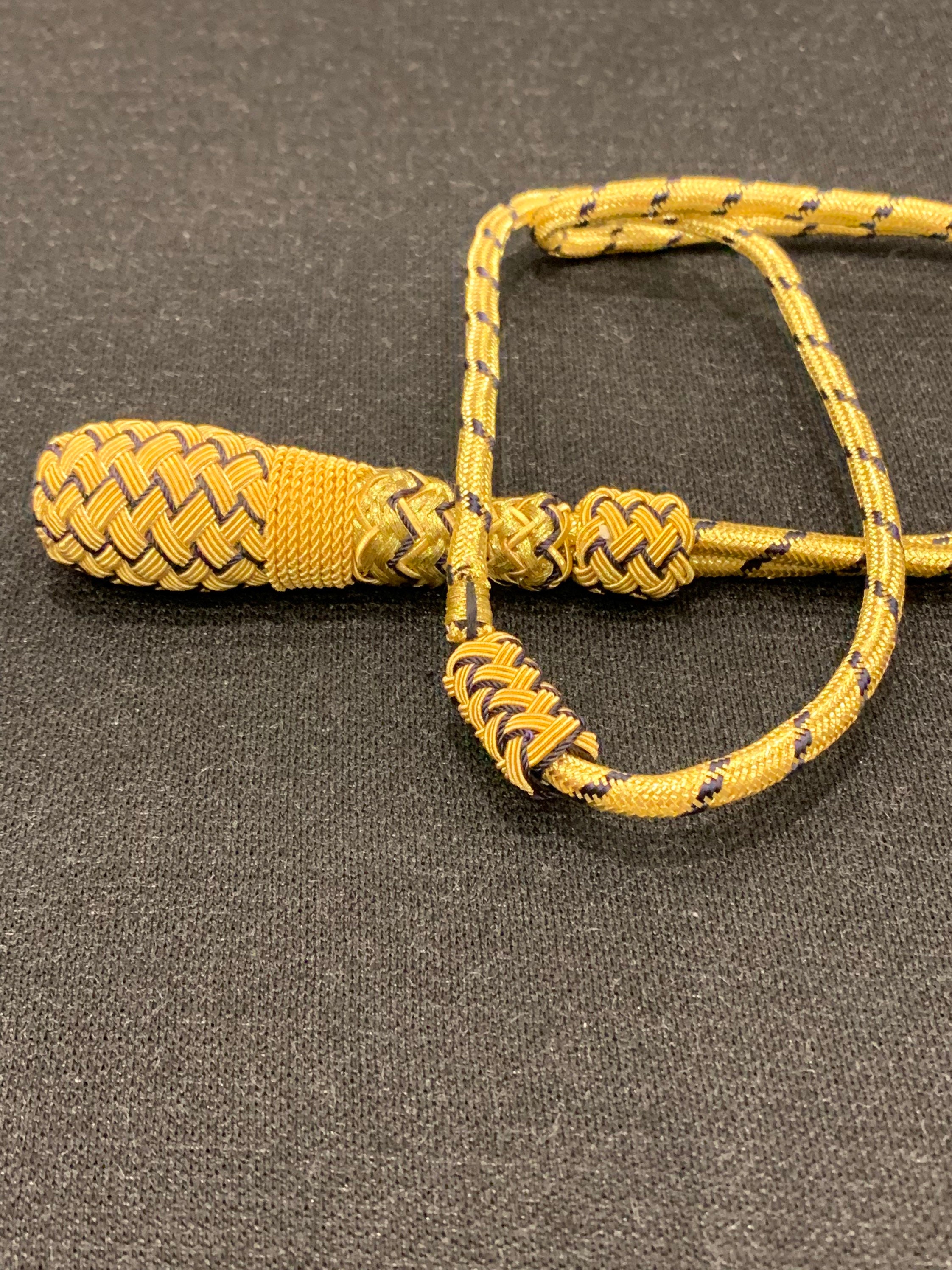 Royal Navy Officer Sword Knot Gold, British Air Force WW1 and WW11 Blue ...