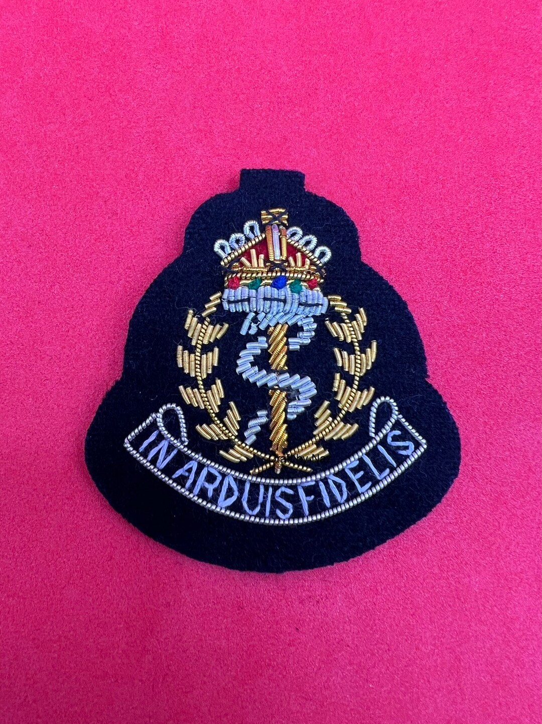 RAMC Beret Cap Badge RAMC Bullion and Wire Cap Badge Available in Kings ...