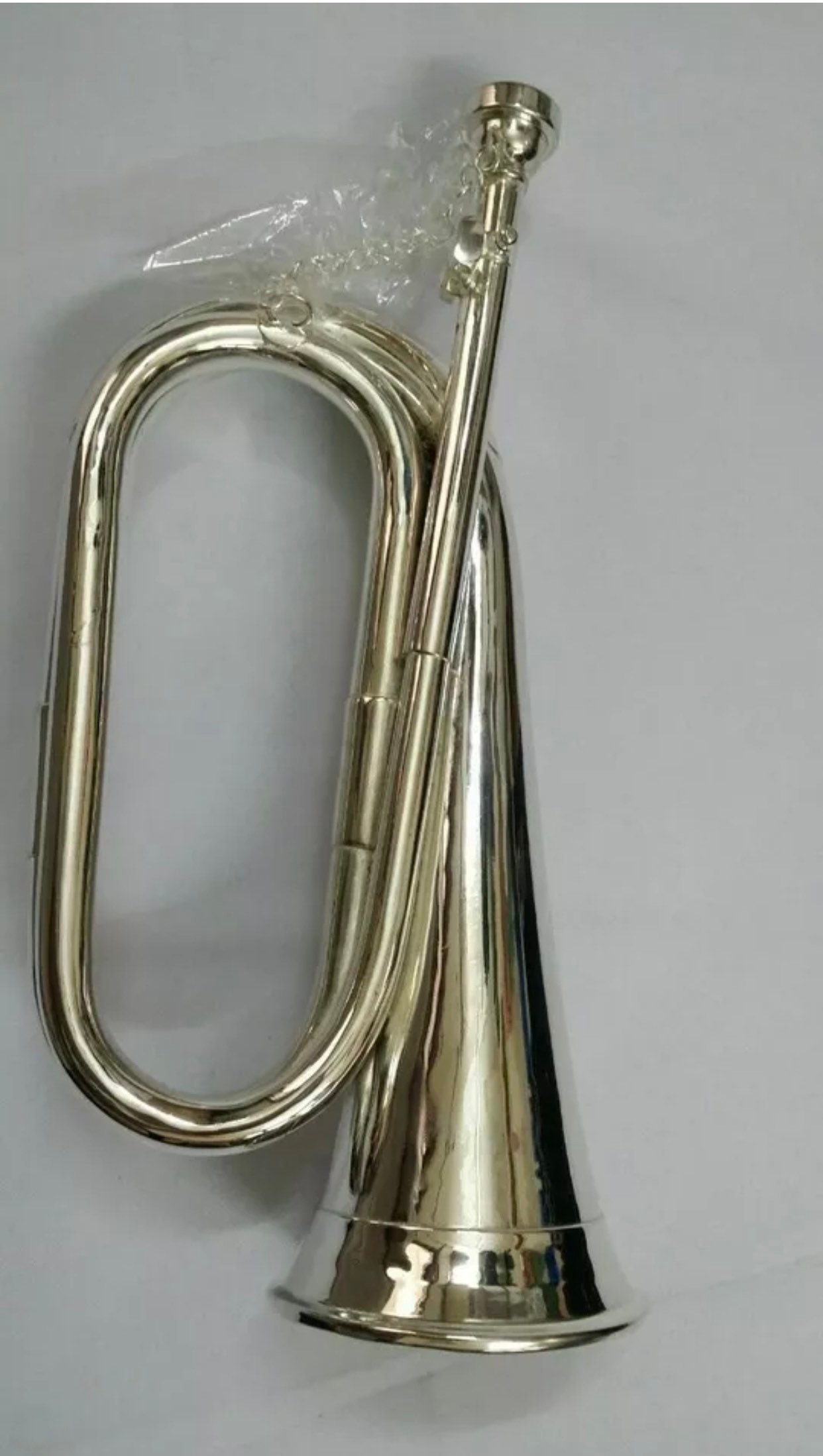 Professional British Army Bugle Silver Plated ,tunable Mouthpiece ...