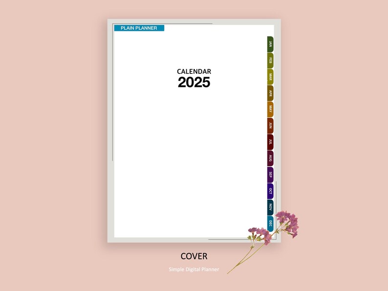 2025 Digital Planner and Calendar - Etsy