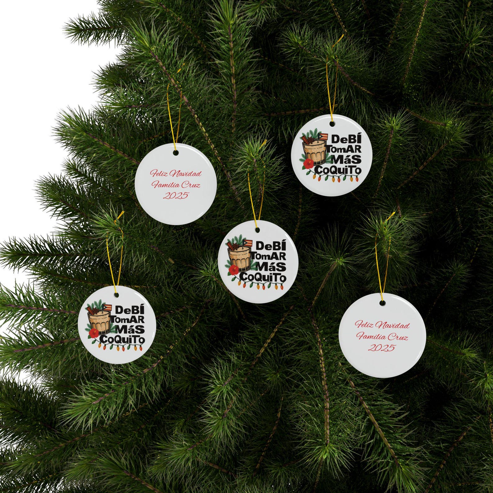 Coquito Christmas Ornament – Funny Puerto Rico Holiday Decor - Etsy