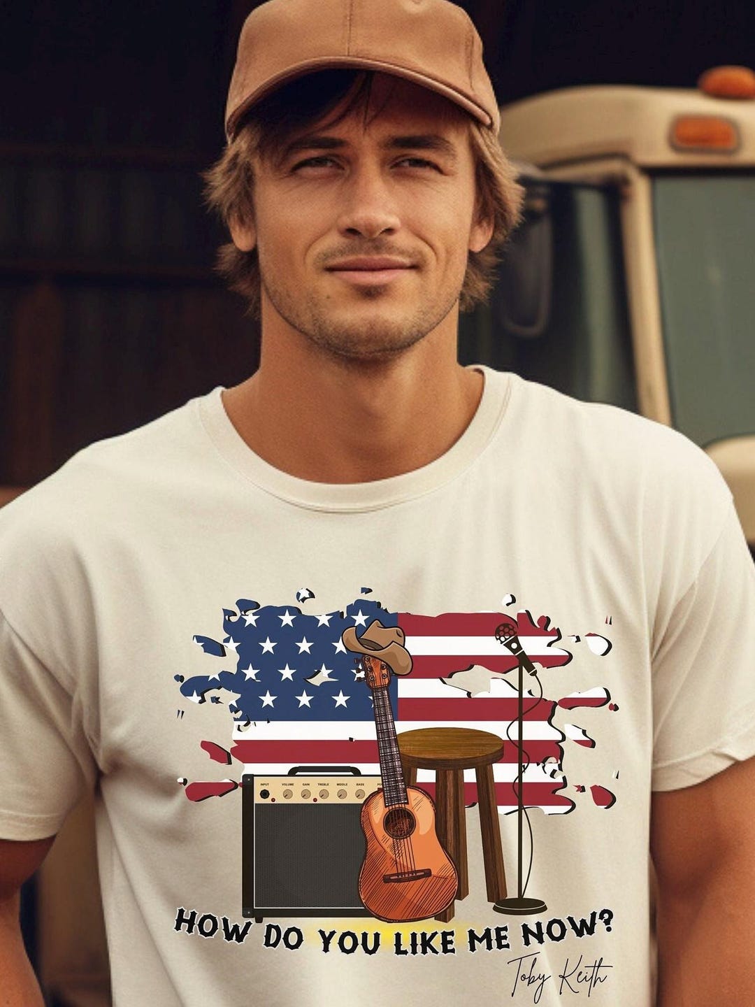 Toby Keith Inspired T-shirt: Country Music Western Graphic Tee - Etsy