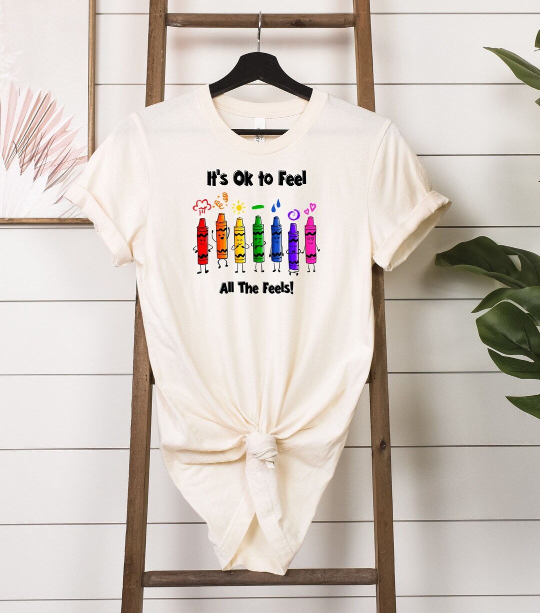 Crayon Feelings Teacher Counselor Tee - Etsy