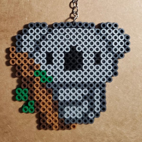 Perler Bead Keychain - Etsy