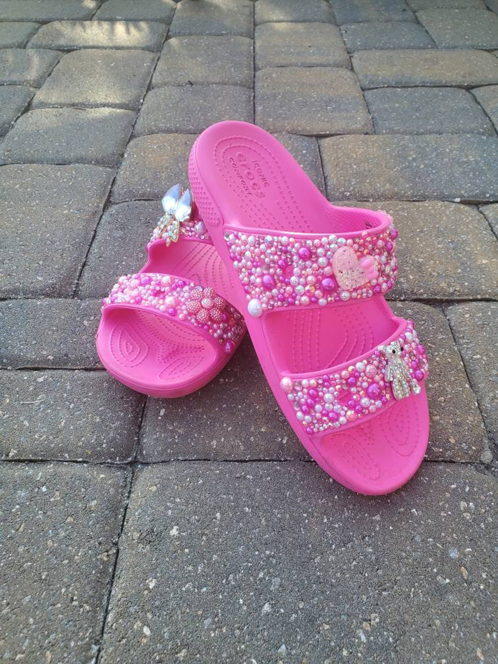 Blinged Classical Croc Sandal - Etsy