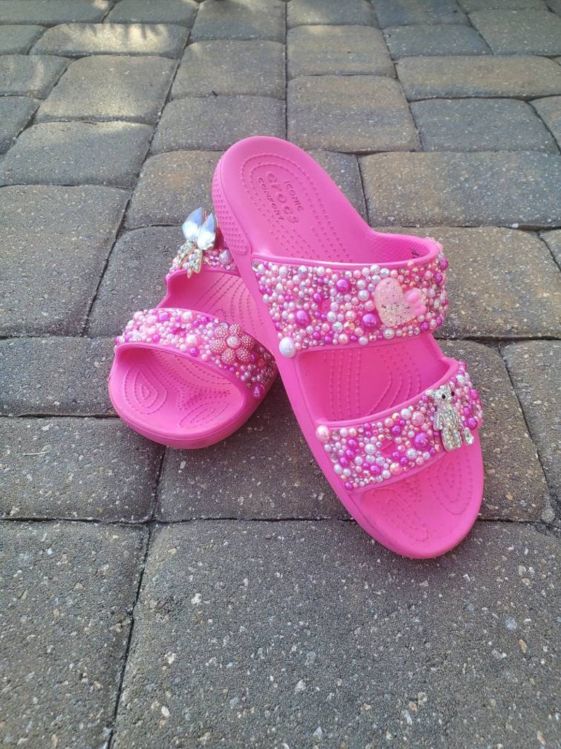 Blinged Classical Croc Sandal - Etsy
