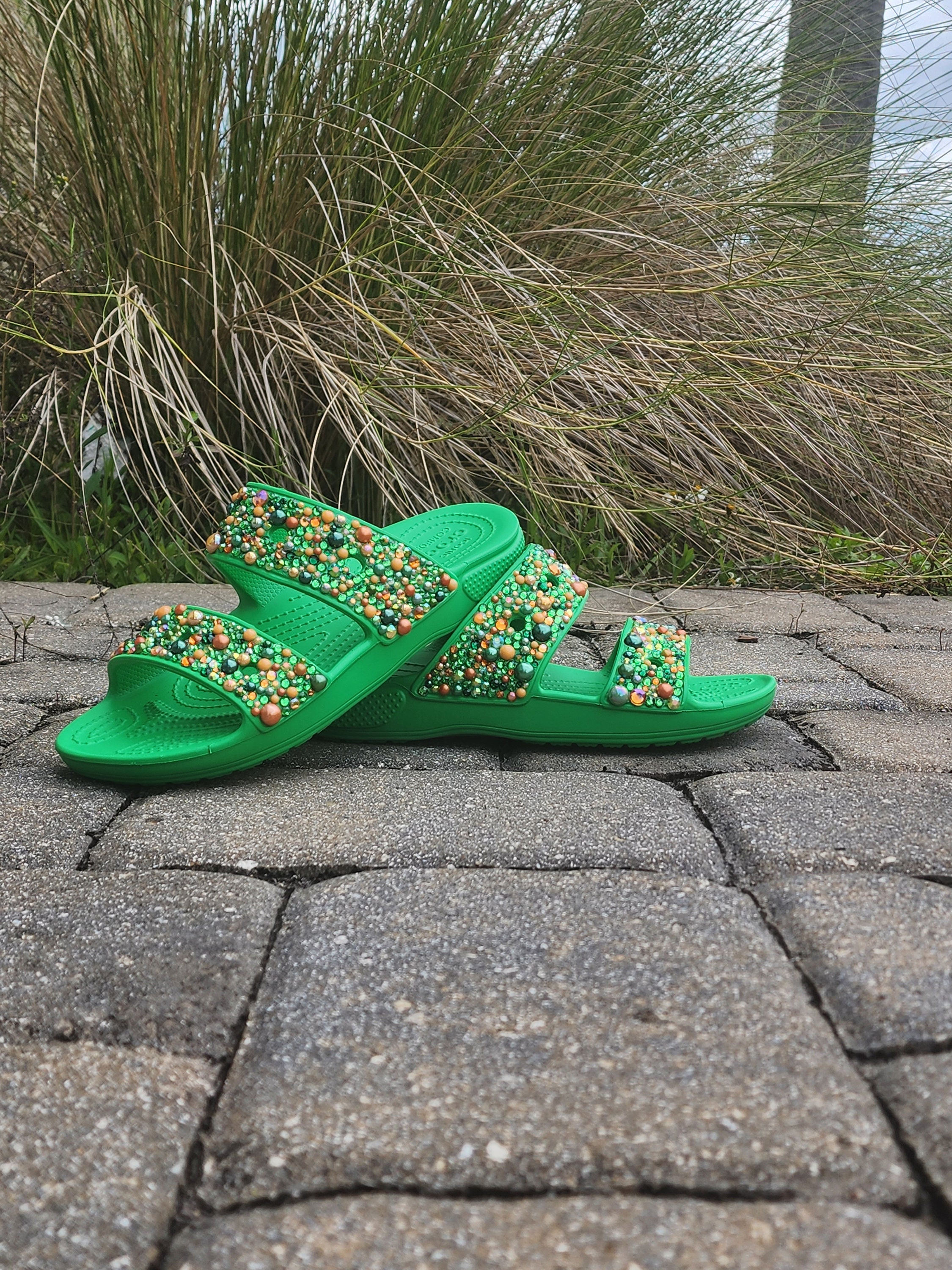 Blinged Classical Croc Sandal - Etsy