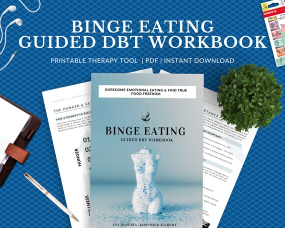 Binge Eating Recovery Workbook Overcome Emotional Eating - Etsy