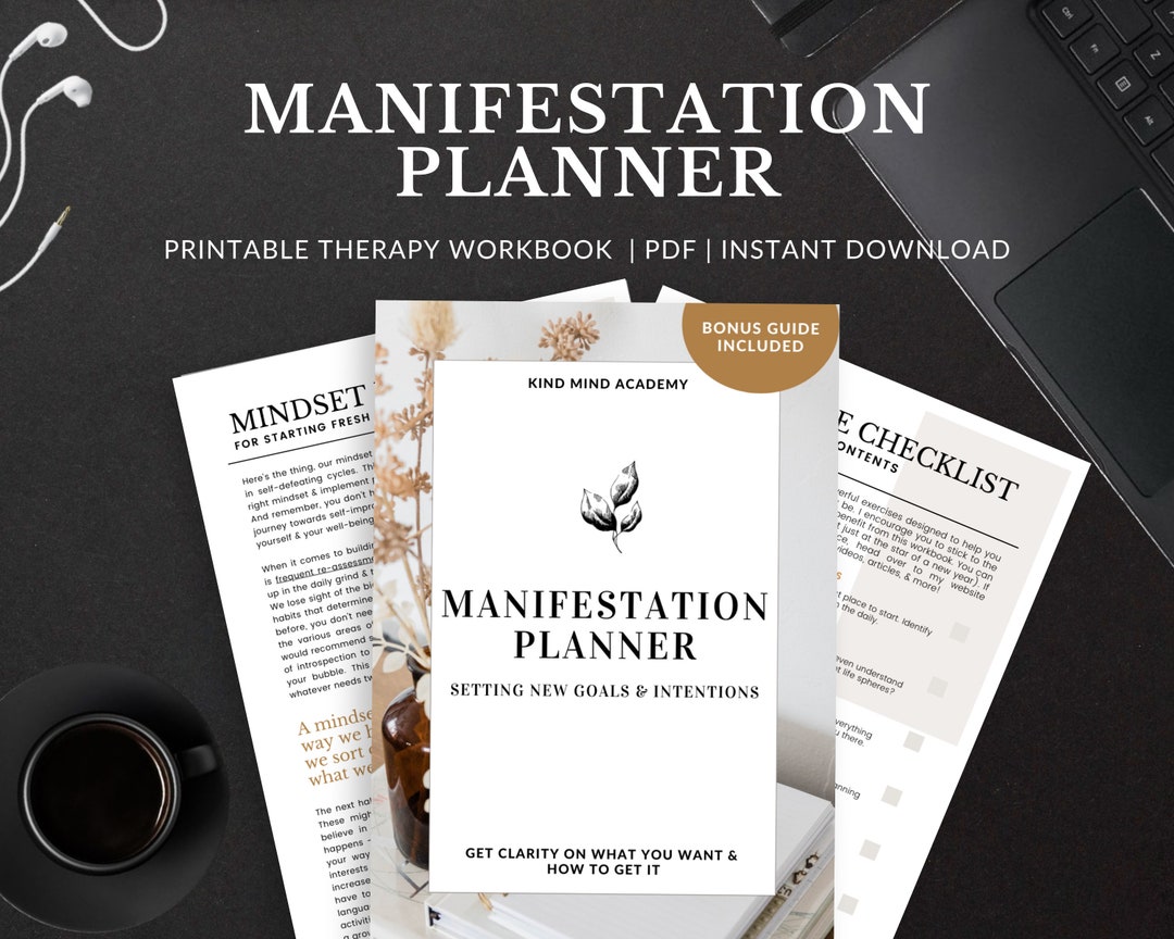 Complete Manifestation Planner | NLP Workbook, Self Reflection Journal ...