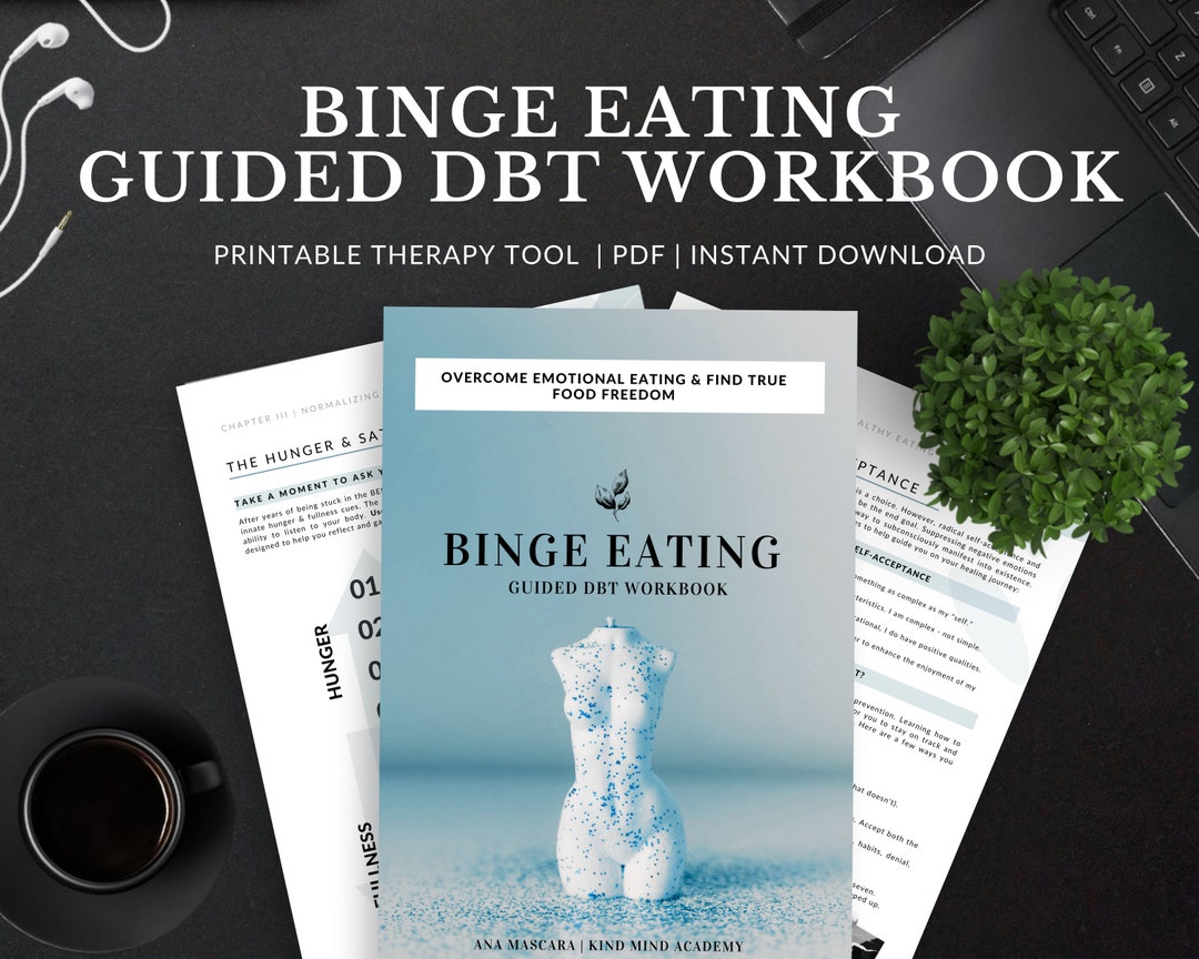 Binge Eating Recovery Workbook Overcome Emotional Eating With DBT ...