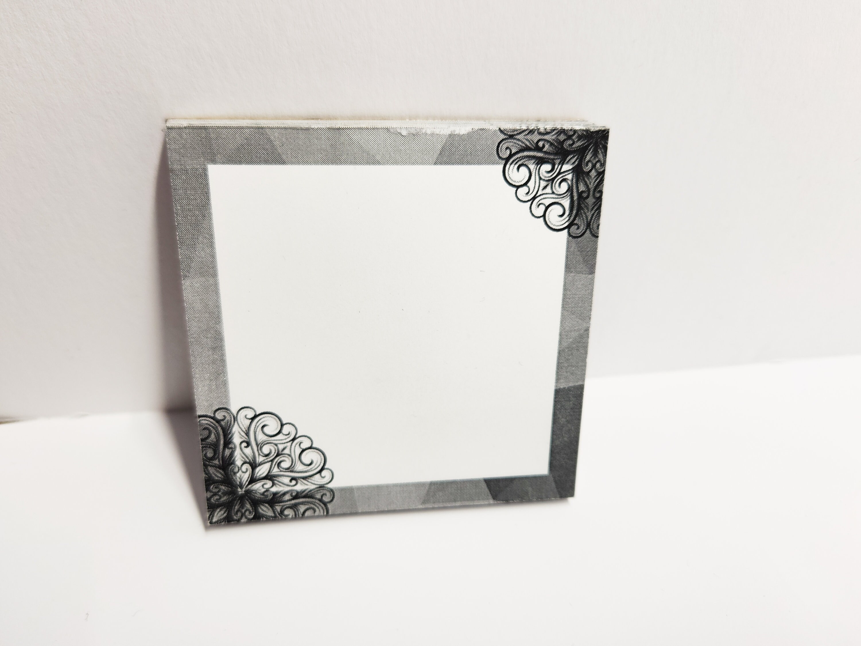 3x3 Tear Away Notepad Mandala Notepad Filigree Tear Away Notepad Square ...