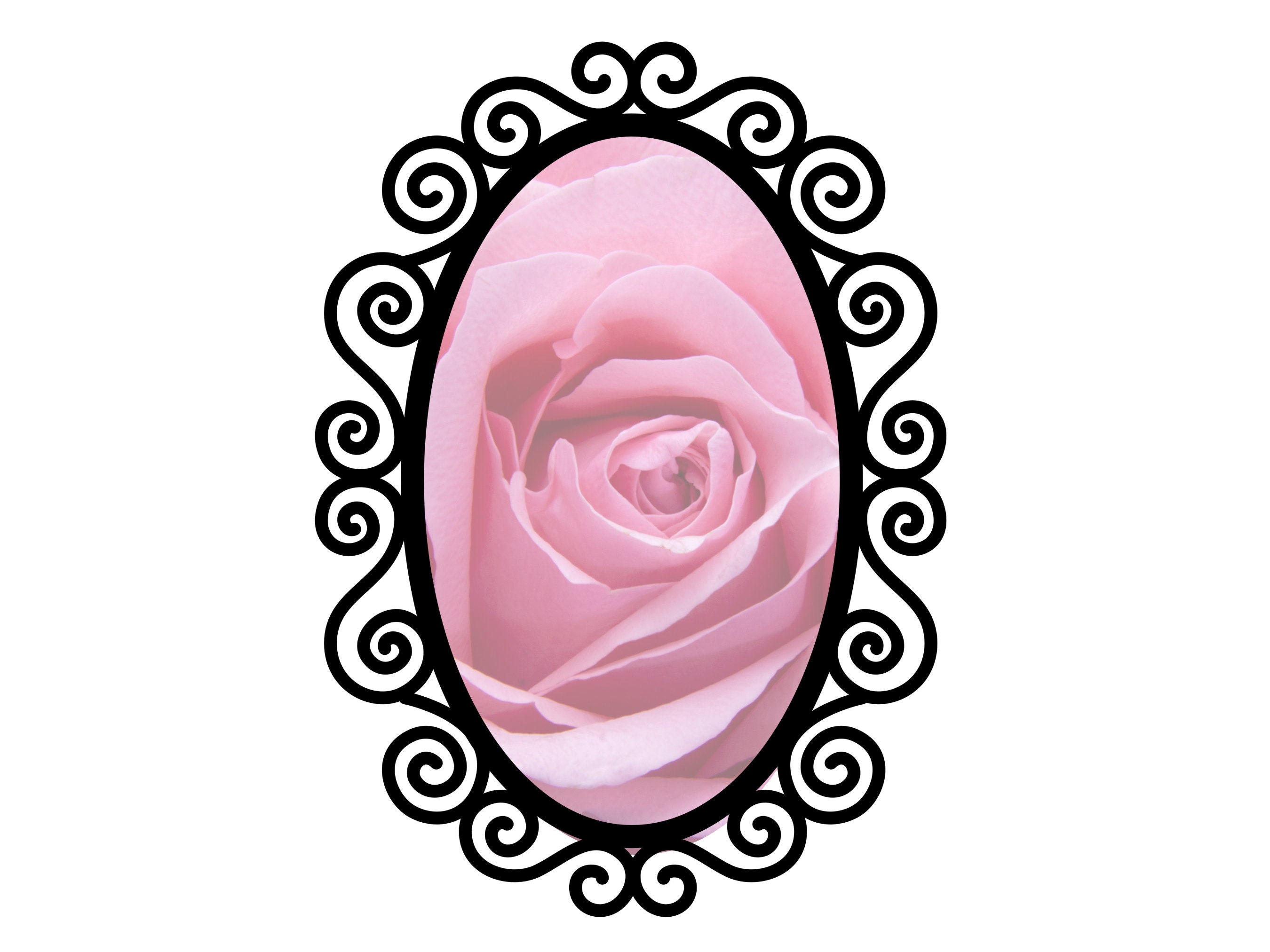 3 Oval Frames Oval Frames Pack Frame SVG Filigree Oval Frame Bundle ...