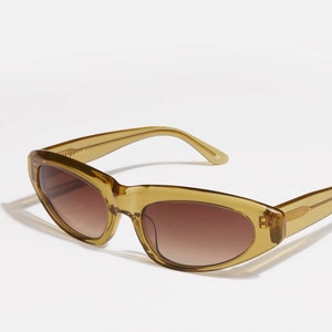 D-frame Crystal Olive Sunglasses (55) - Etsy