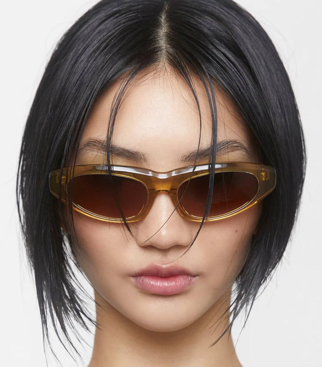 D-frame Crystal Olive Sunglasses (55) - Etsy