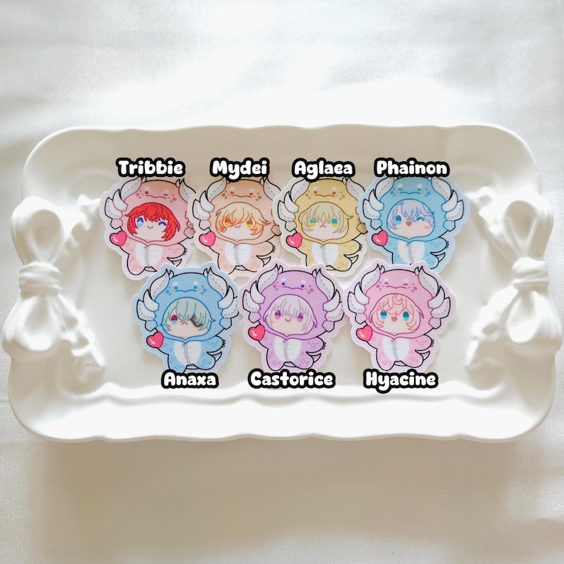 Honkai Star Rail Dromas Vol.1 HSR Mini Glitter Die Cut Sticker | Cute ...