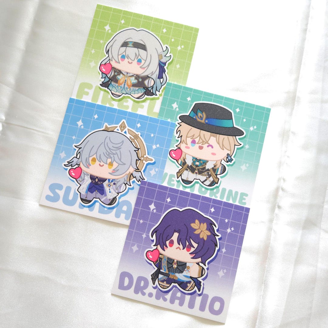 Honkai Star Rail HSR Glitter Print | Cute Prints for Bujo, Deco ...