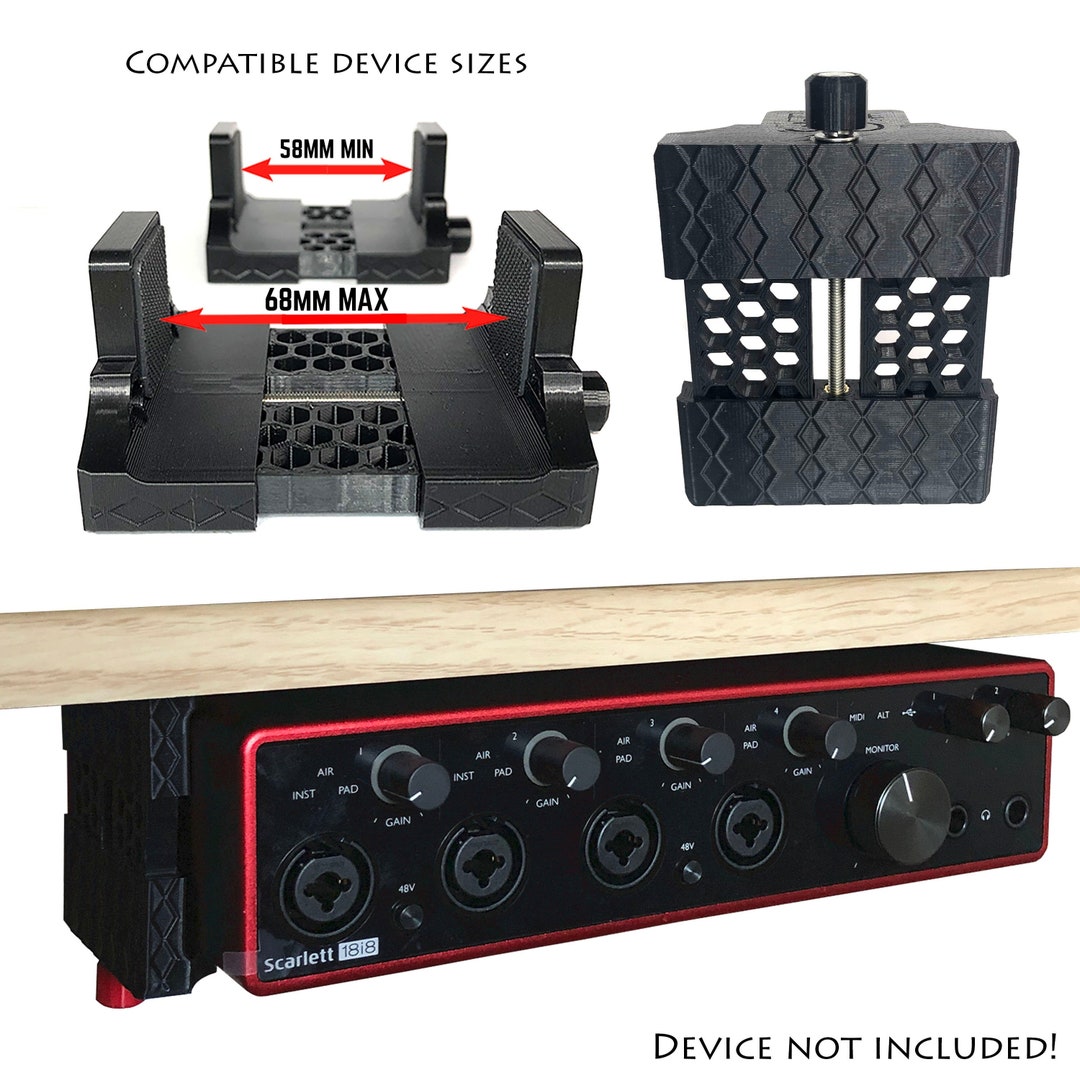 Studio Under Desk Mounting Bracket for Audio Interface - Etsy