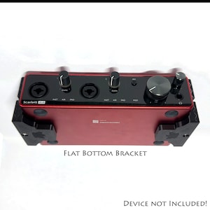 Under Desk Audio Interface Mount: Universal, Adjustable, Scratch-free ...