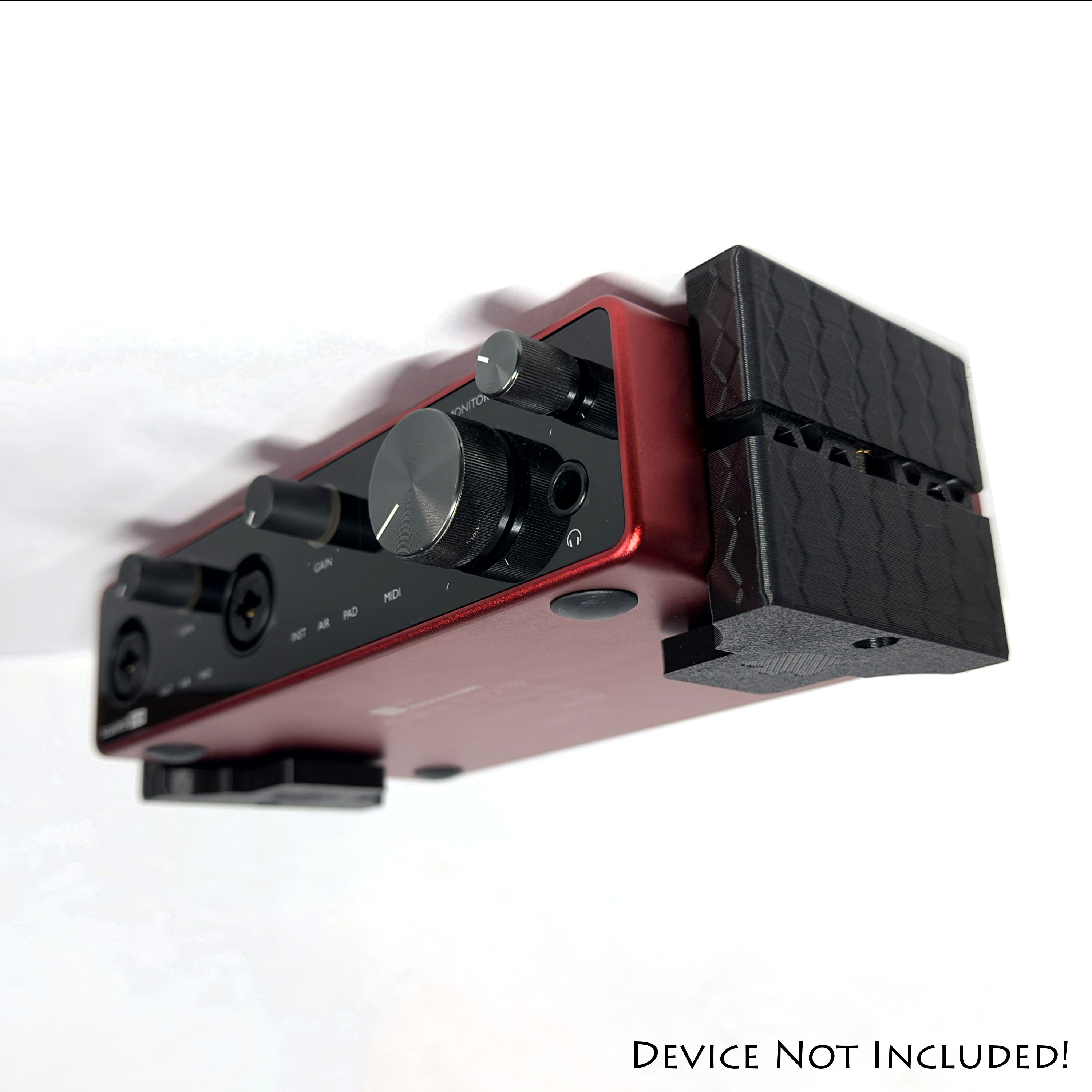 Under Desk Audio Interface Mount: Universal, Adjustable, Fits Focusrite ...