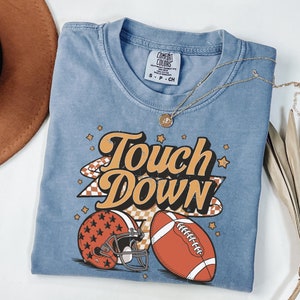 Football Shirt, Touchdown Shirt, Gameday Shirt, Comfort Colors ...