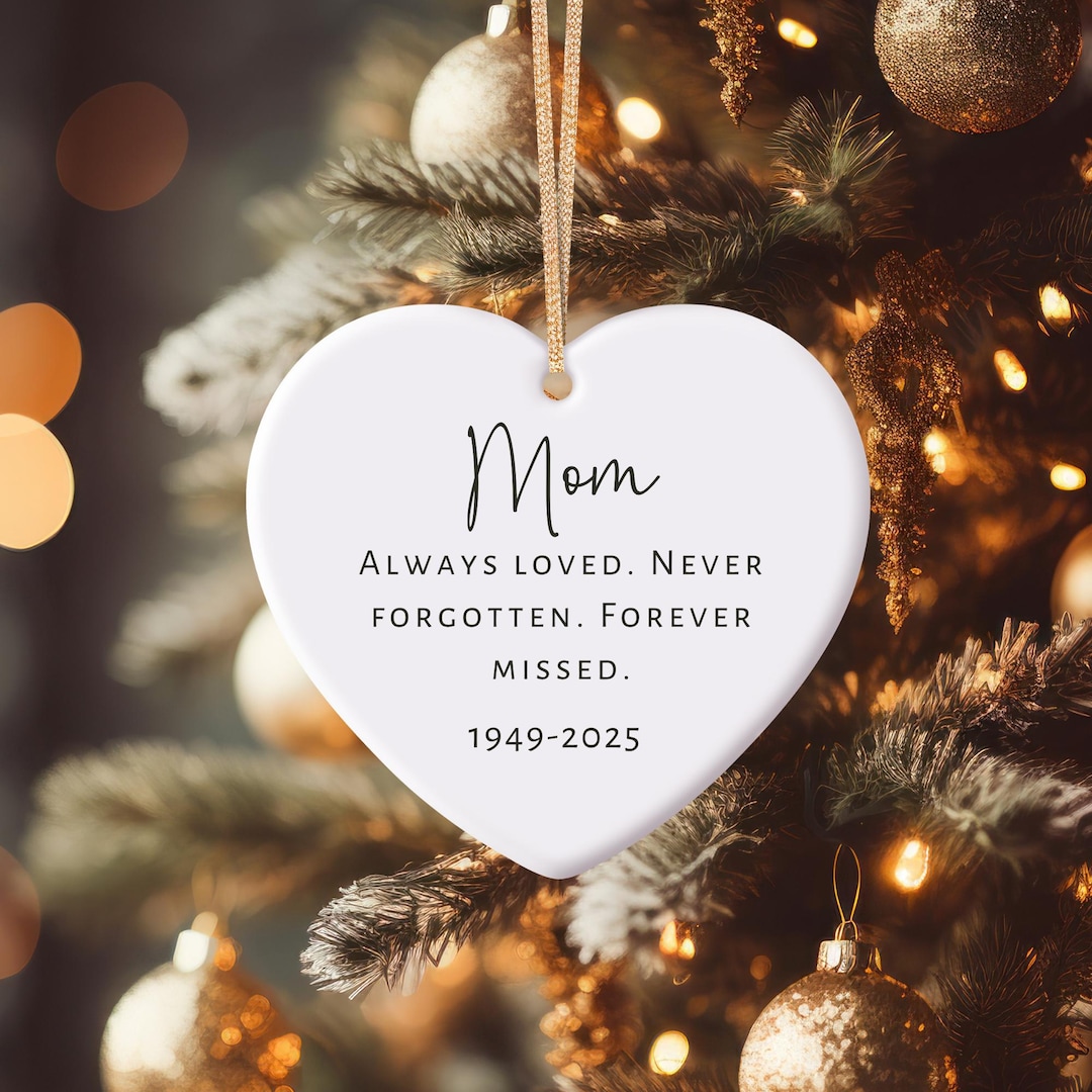 Mom Memorial Ornament, Mother Loss Gift, Mother Memorial Gift, Gift for ...