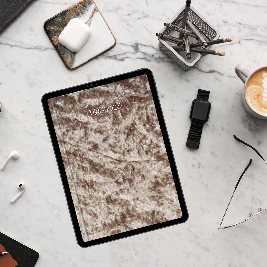 Crushed Velvet Theme Digital Notebook Covers, Digital Planner Covers ...