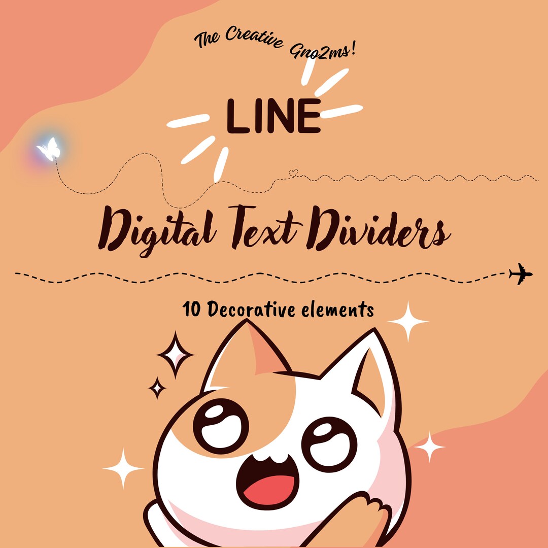 Line Digital Text Dividers Pack for Notes and Journaling, Goodnotes and ...