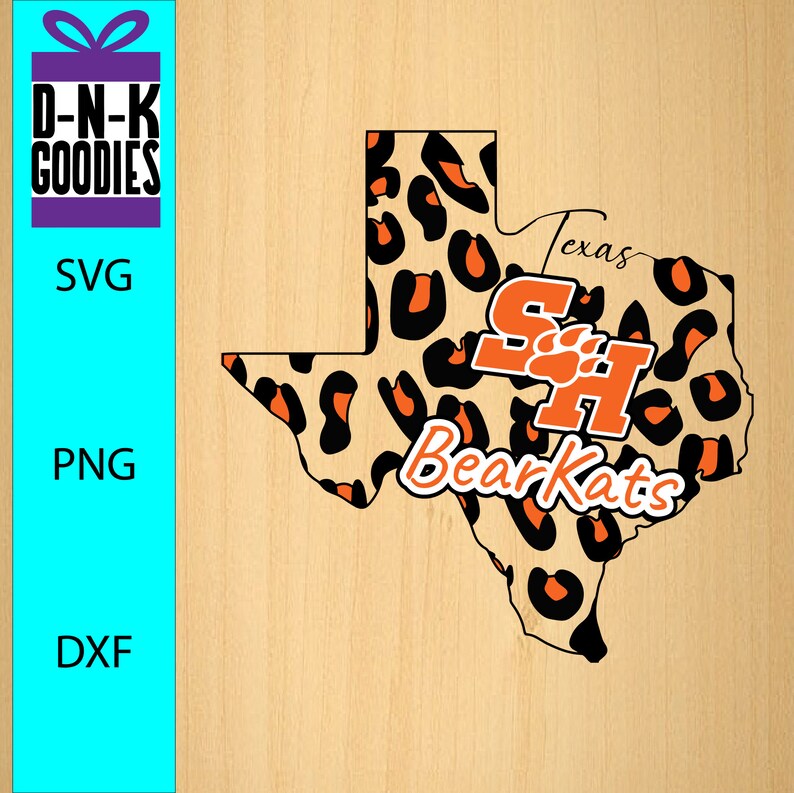 Sam Houston State University Bearkats PNG SVG Dxf Digital - Etsy