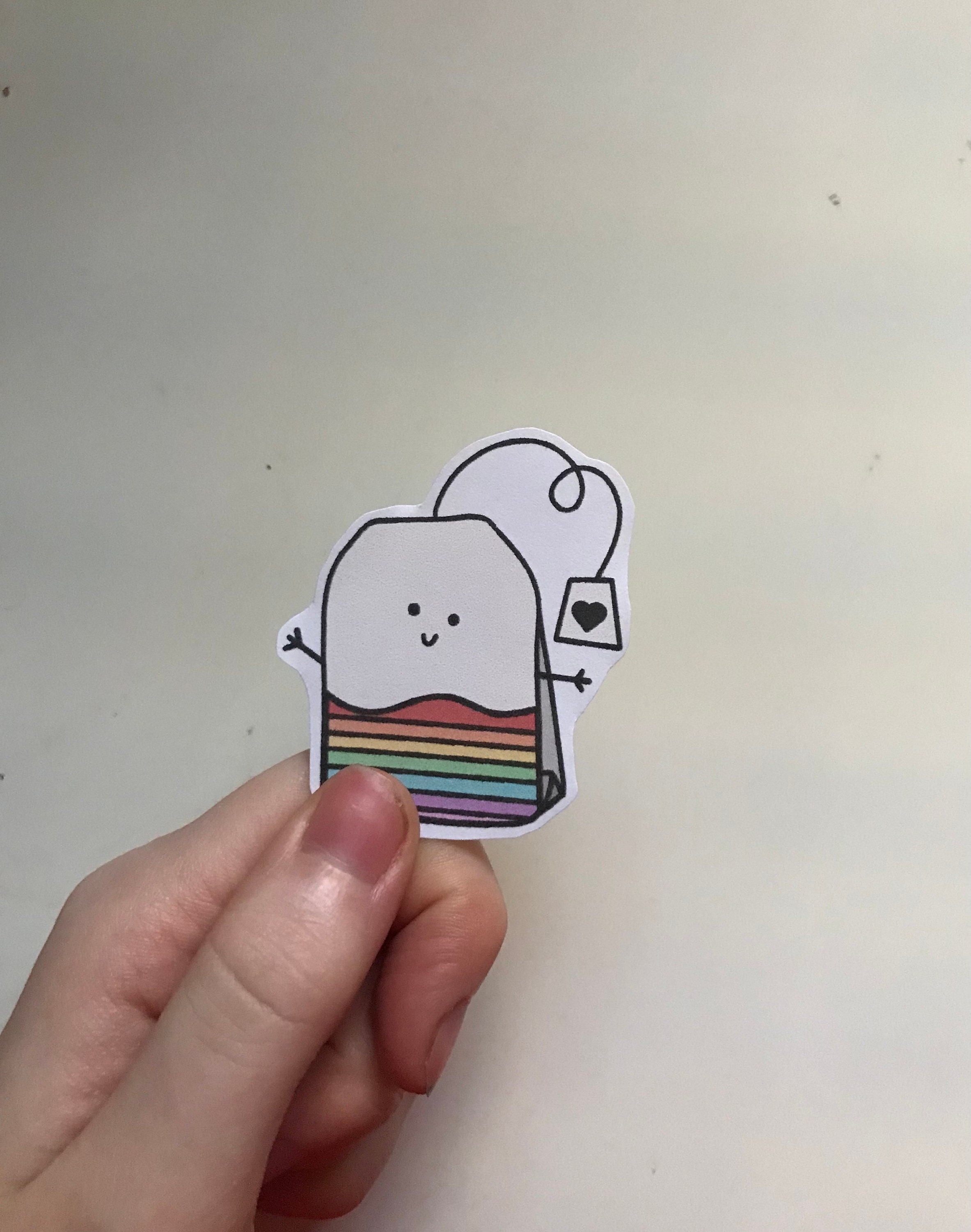 LGBTQIA Teabag Flag Stickers Sexuality and Gender Teabags - Etsy UK