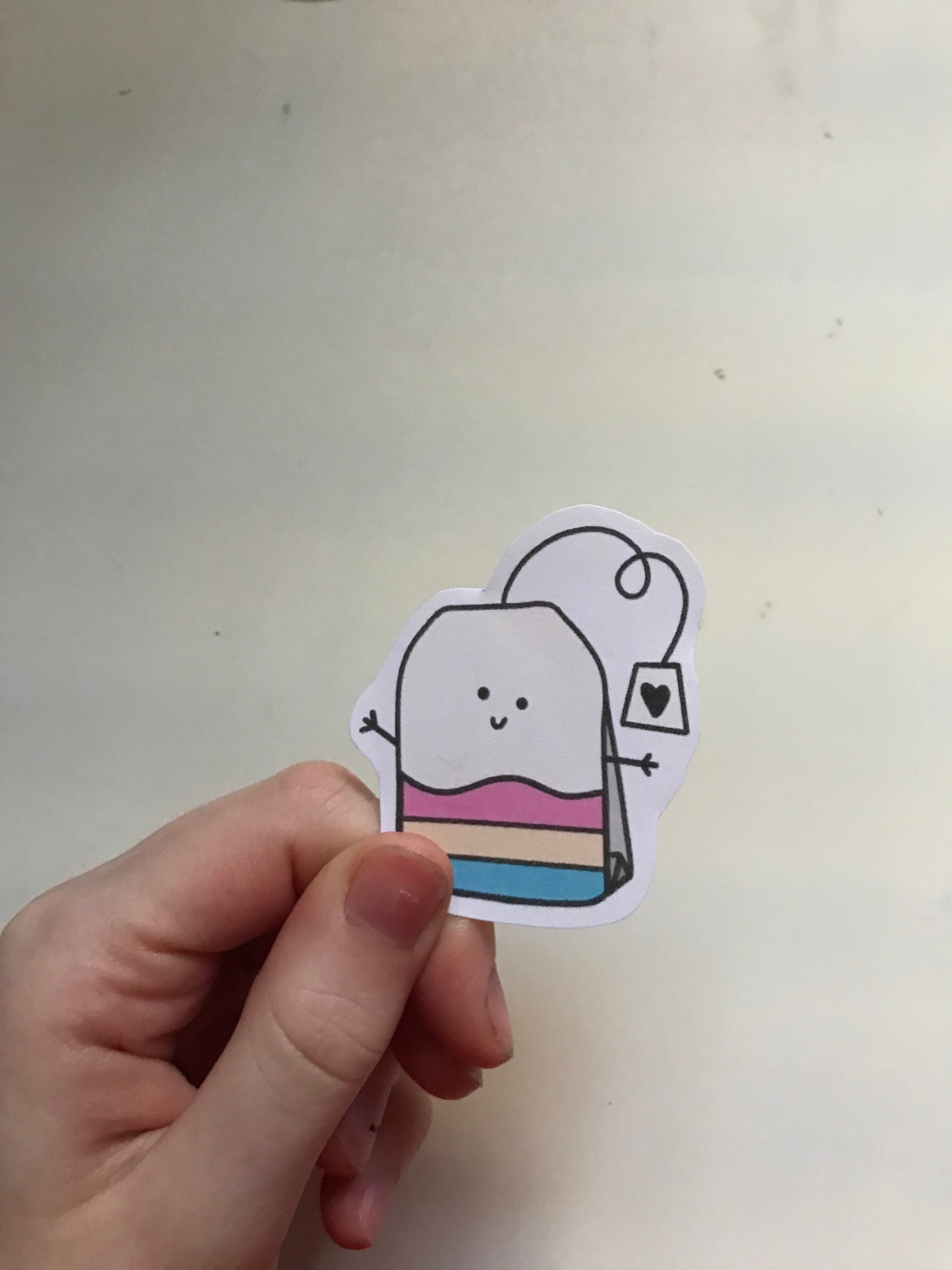 LGBTQIA Teabag Flag Stickers Sexuality and Gender Teabags - Etsy UK