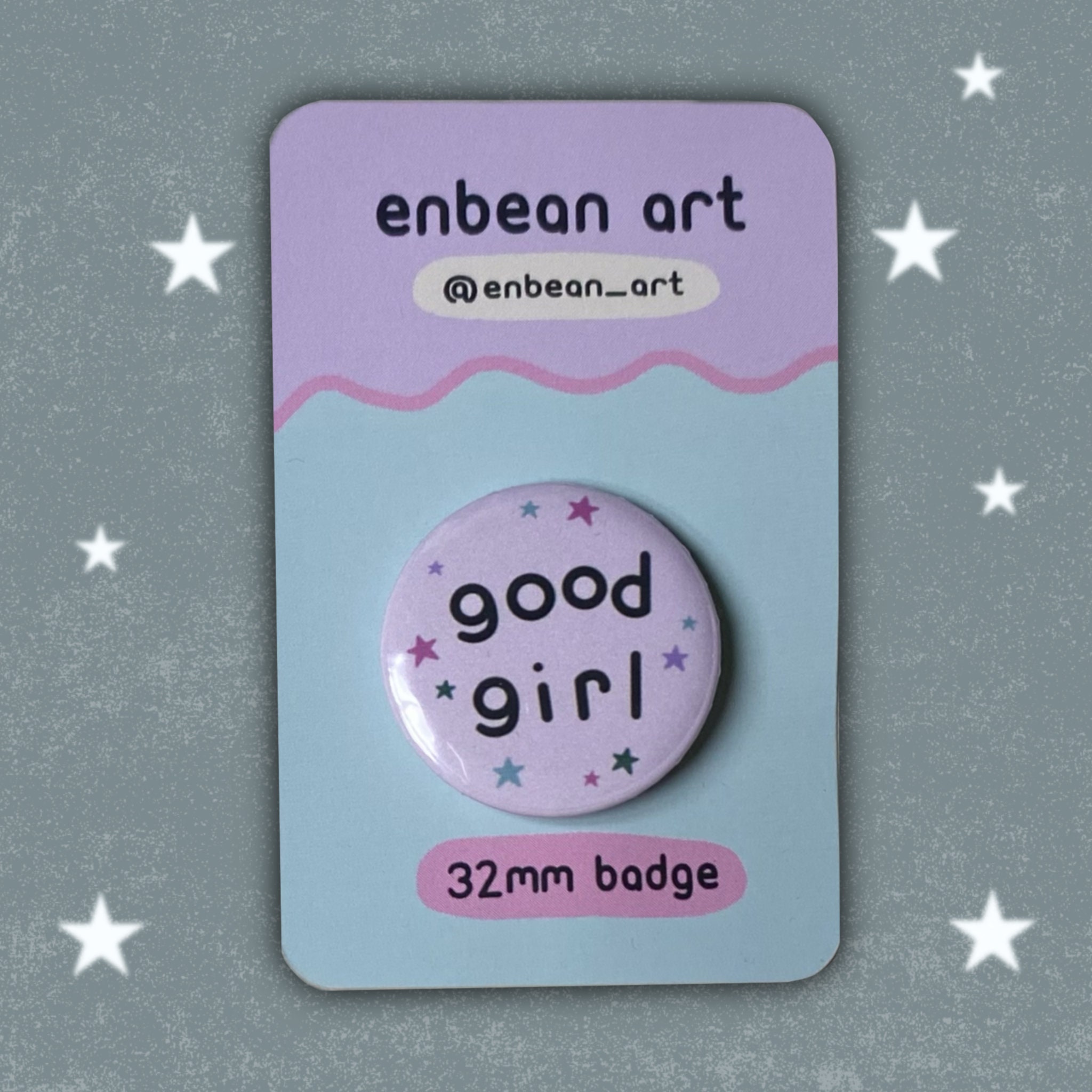 Good Girl 32mm Pin Badge - Etsy UK
