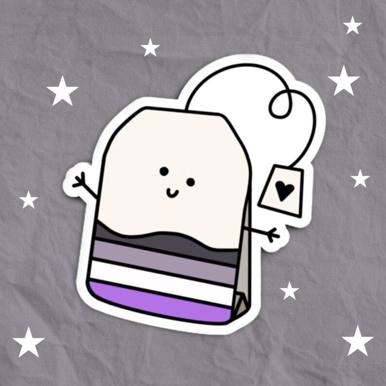 LGBTQIA Teabag Flag Stickers Sexuality and Gender Teabags - Etsy UK