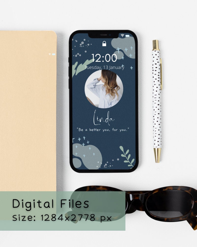 Editable iPhone Wallpaper Background Customize Personalize Own Picture ...