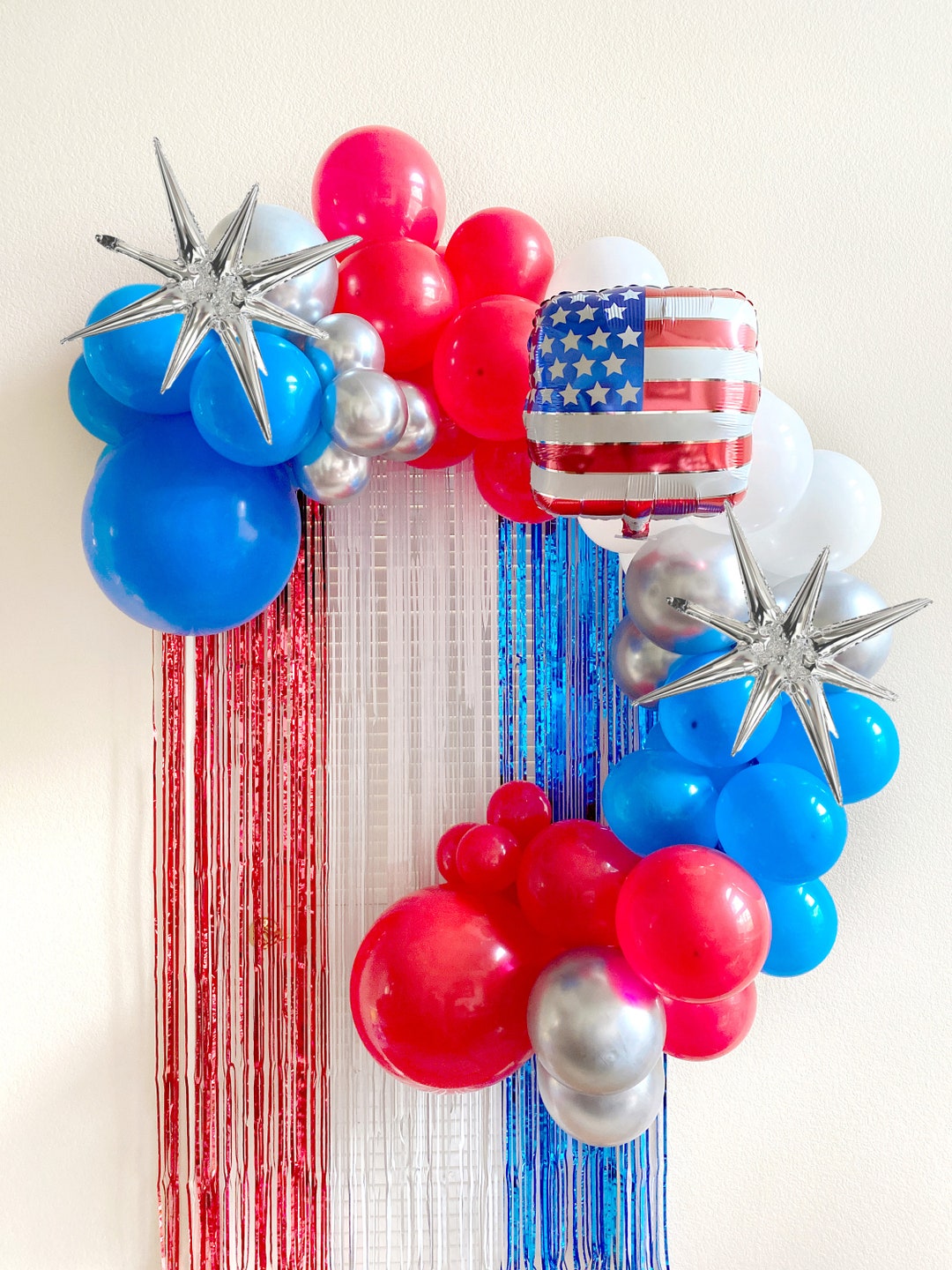 In My Team USA Era Balloon Garland | 2024 America | July 4th 1st Birthday | Independence Day ...