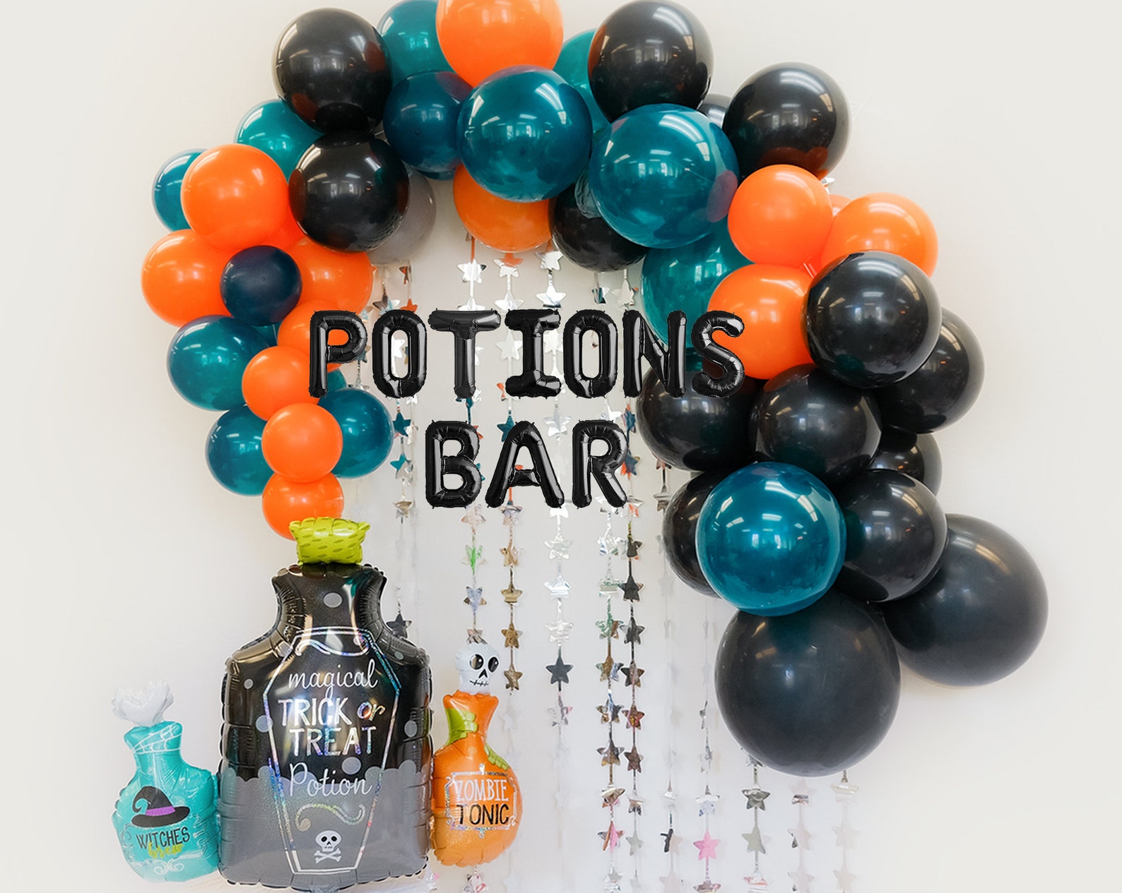 Halloween Pregnancy Announcement Decorations, Potions Bar Balloon ...