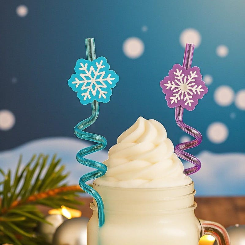 Frozen Straw - Etsy