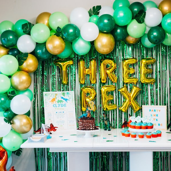 Three Rex Party - Etsy