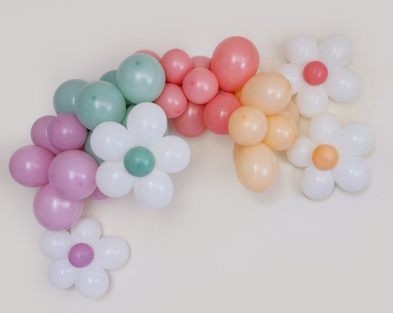 Groovy 1st Birthday Party Retro Floral Theme Balloon Arch - Etsy