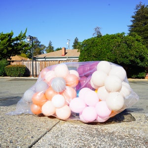 Jumbo Transparent Balloon Storage Bag, Large, 98*60 Inch, Great for ...