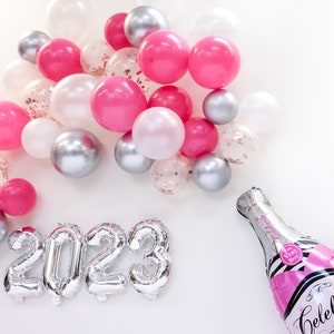 NYE 2023 Champagne Balloon Bubbles Decorations Set | Champagne Balloon ...