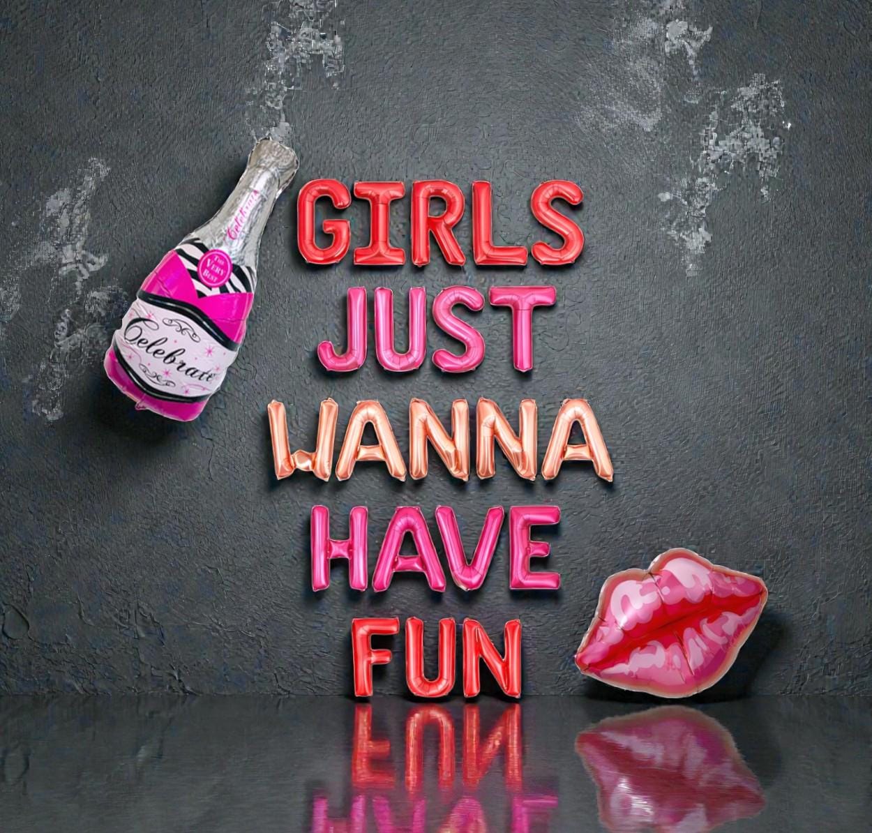 Girls Just Wanna Have Fun Balloon Kit: Galentine’s Day Valentine ...