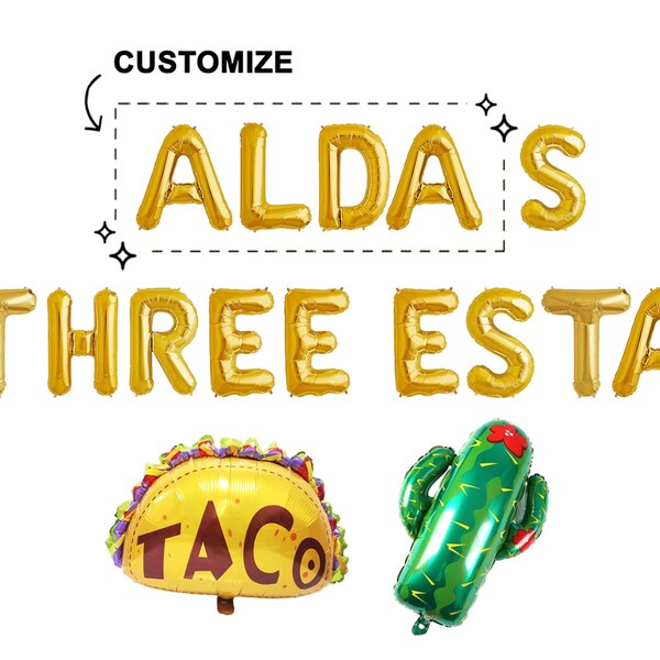 Three Esta Birthday Decorations - Etsy