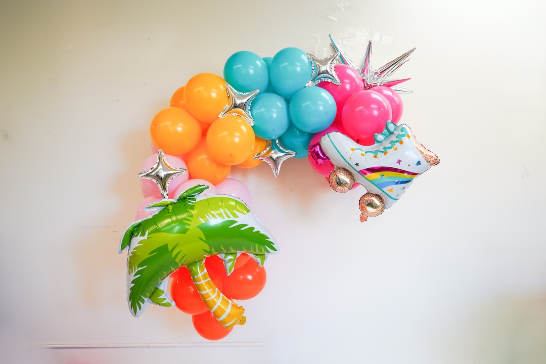 Barbie Theme Balloon Garland Come on Lets Go Party Malibu Bachelorette ...