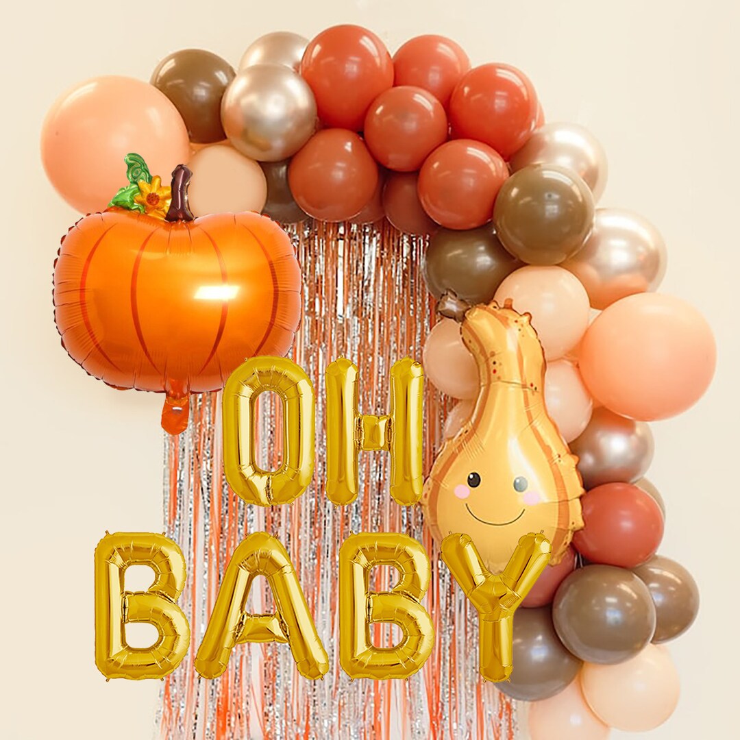Fall Themed Baby Shower Garland Decorations | Little Pumpkin Banner ...